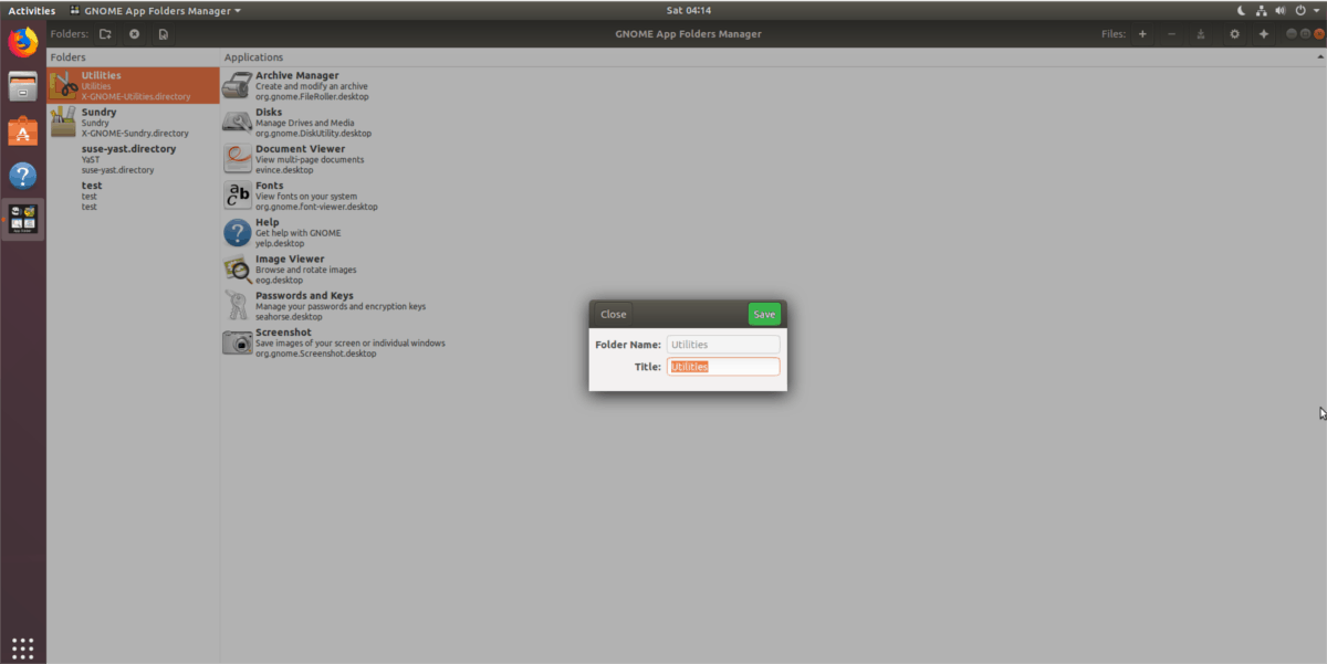 How To Create App Folders In Gnome Shell