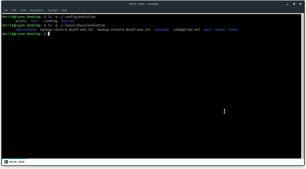 How To Back Up Evolution Mail Settings On Linux