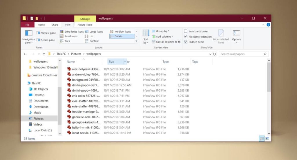 How to rearrange columns in File Explorer on Windows 10 How to rearrange columns in File Explorer on Windows 10