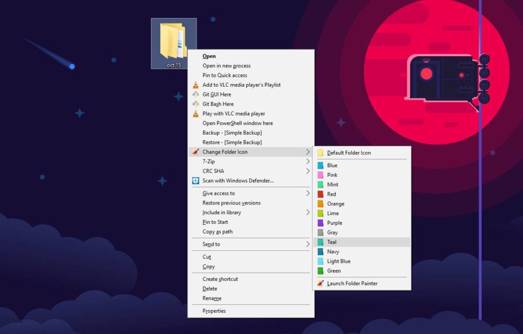 How to change folder icon colors on Windows 10