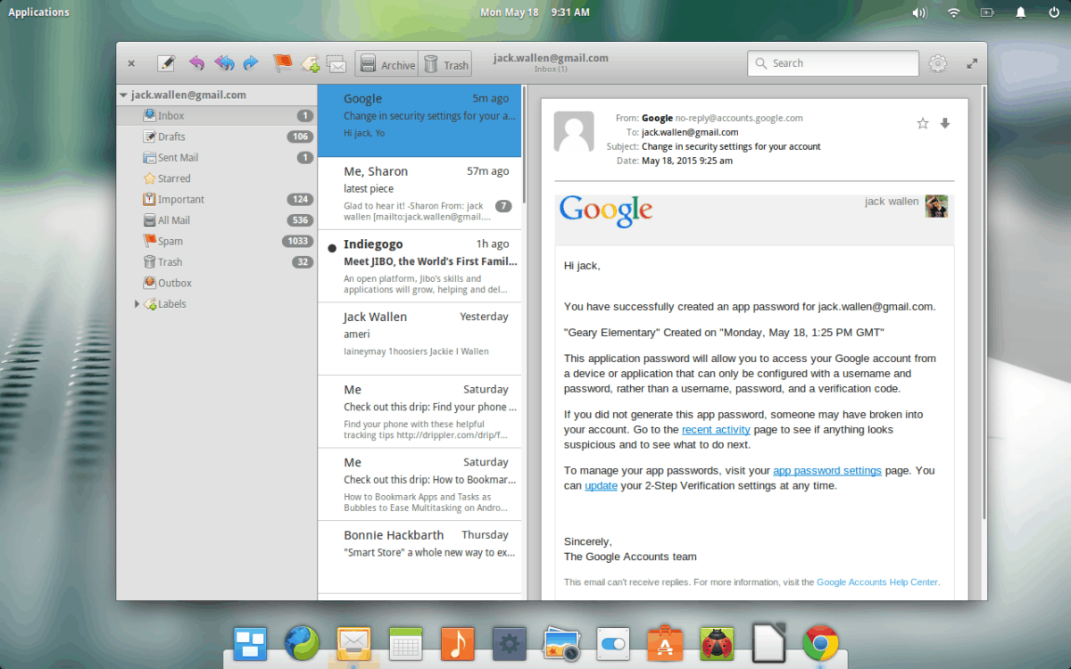 Linux gmail client - indianapassl