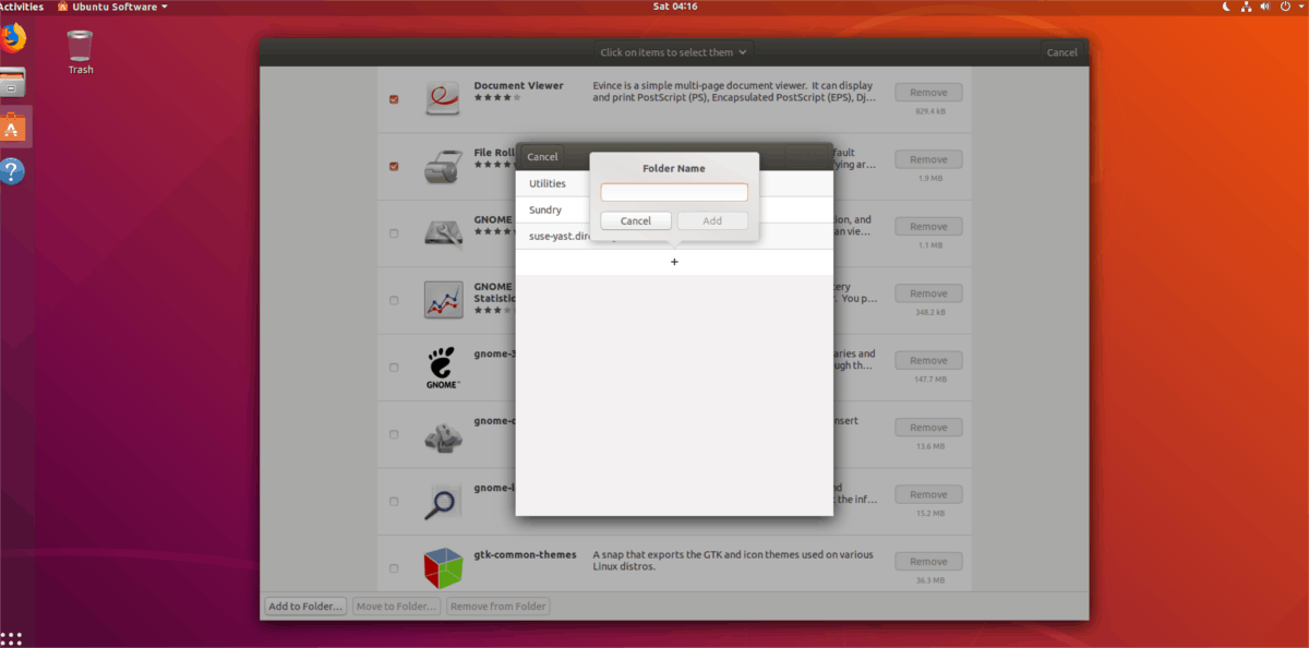 How To Create App Folders In Gnome Shell