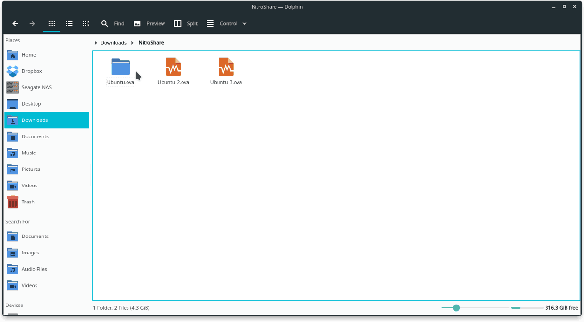 How to use NitroShare on Linux