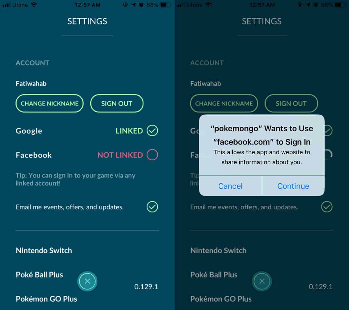 How to add Facebook friends on Pokémon Go