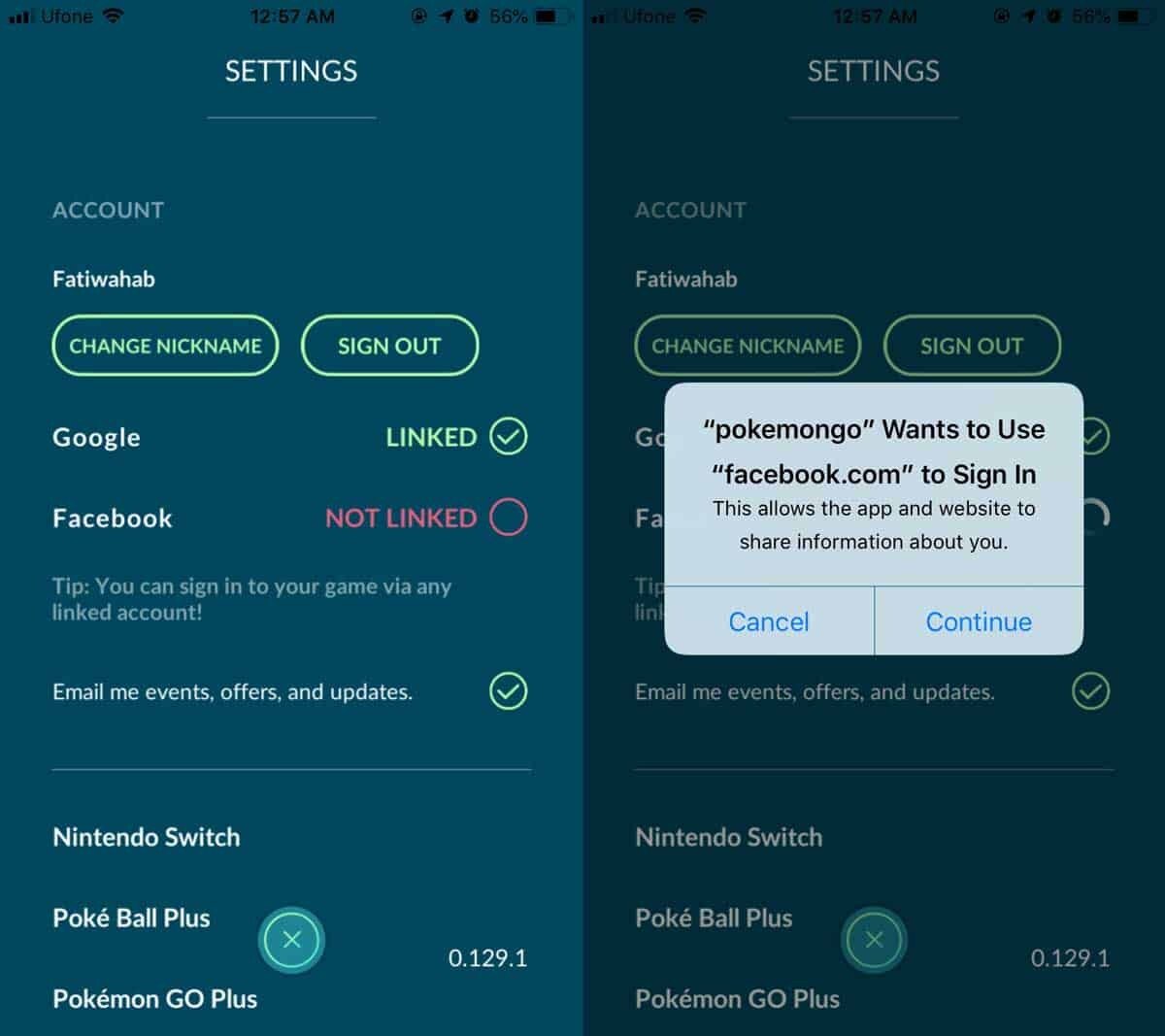How to add Facebook friends on Pokémon Go