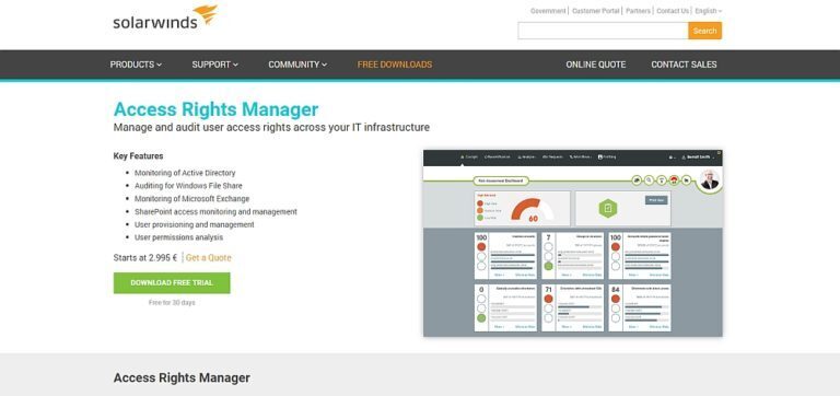 SolarWinds ARM [Access Rights Manager] In-depth Review