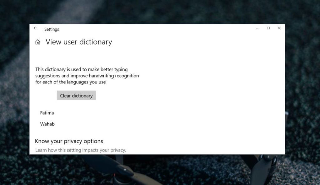 How to edit autocorrect and the dictionary on Windows 10