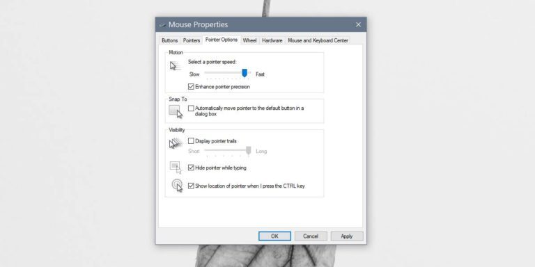 How to get Shake to find cursor on Windows 10
