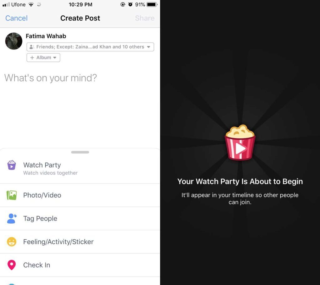How to host a Facebook watch party