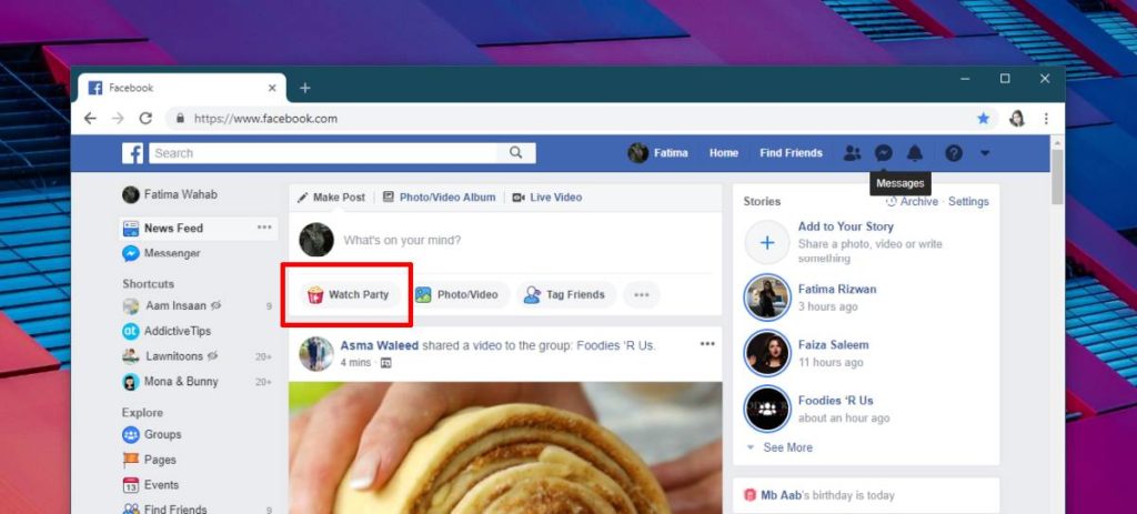 How to host a Facebook watch party
