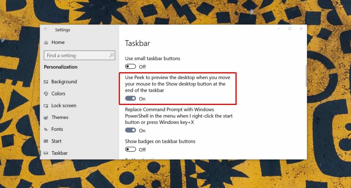 How to disable show desktop hot corner on Windows 10