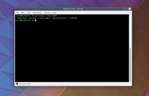 How to create a basic LVM volume on Linux