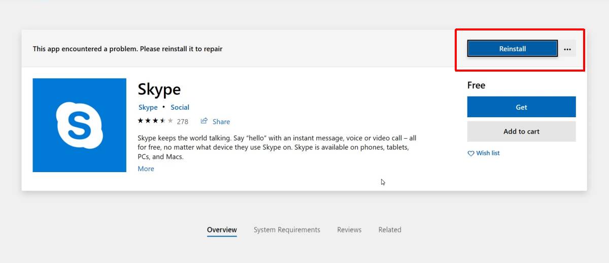 How to fix greyed out apps with exclamation marks on Windows 10