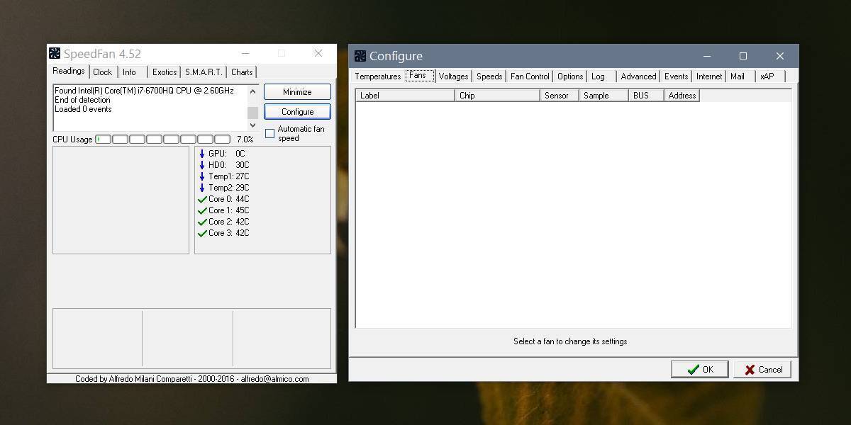 How to set custom fan speed on a Windows 10 PC