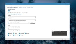 How to get a custom Windows 10 alert