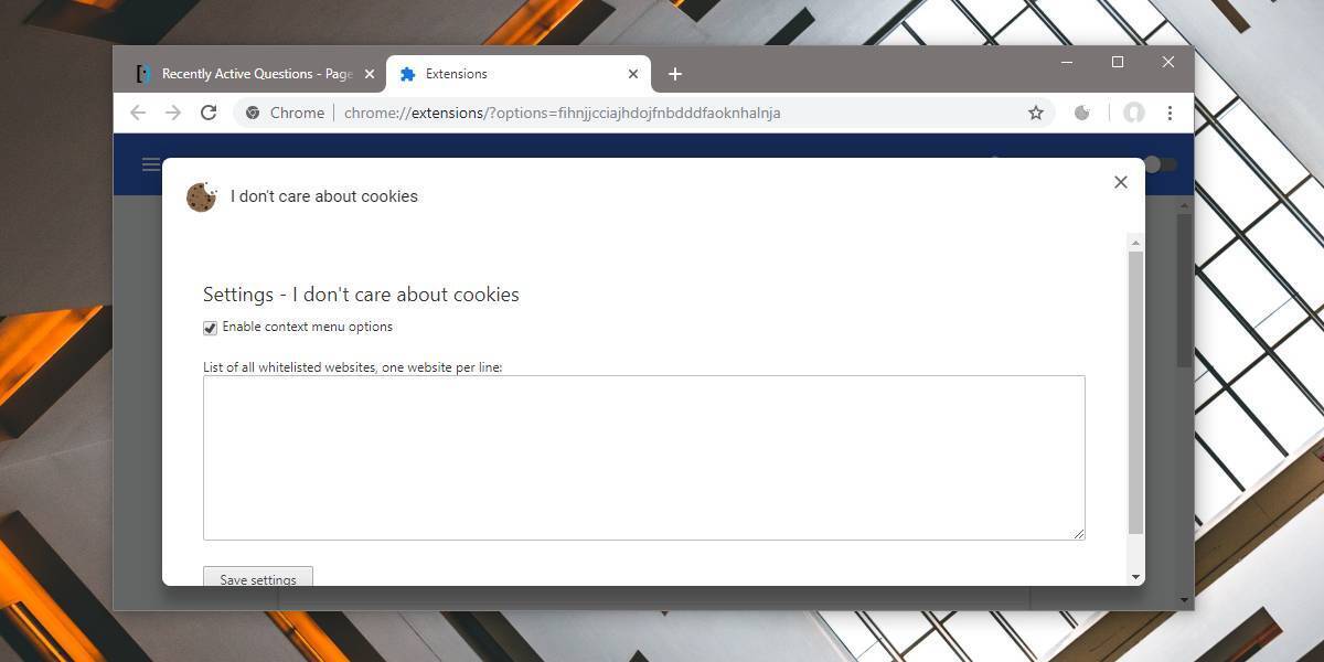How to hide accept cookies messages from websites
