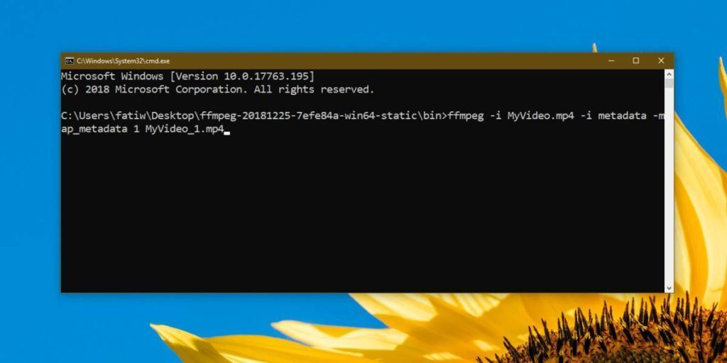 How to add chapters to a video with FFMPEG on Windows 10
