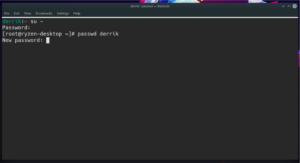 How to change user information on Linux