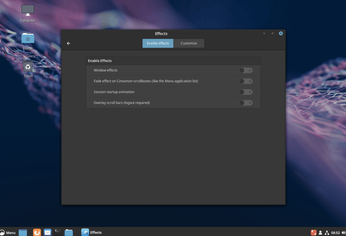 How to speed up the Cinnamon Desktop