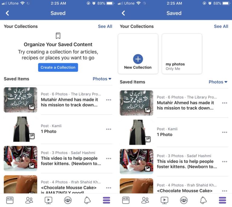 How to create and share collections on Facebook