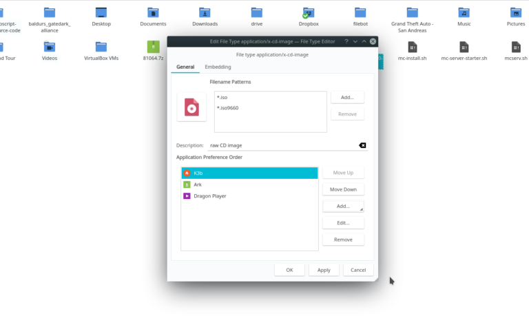 How to set the program defaults in KDE Plasma 5