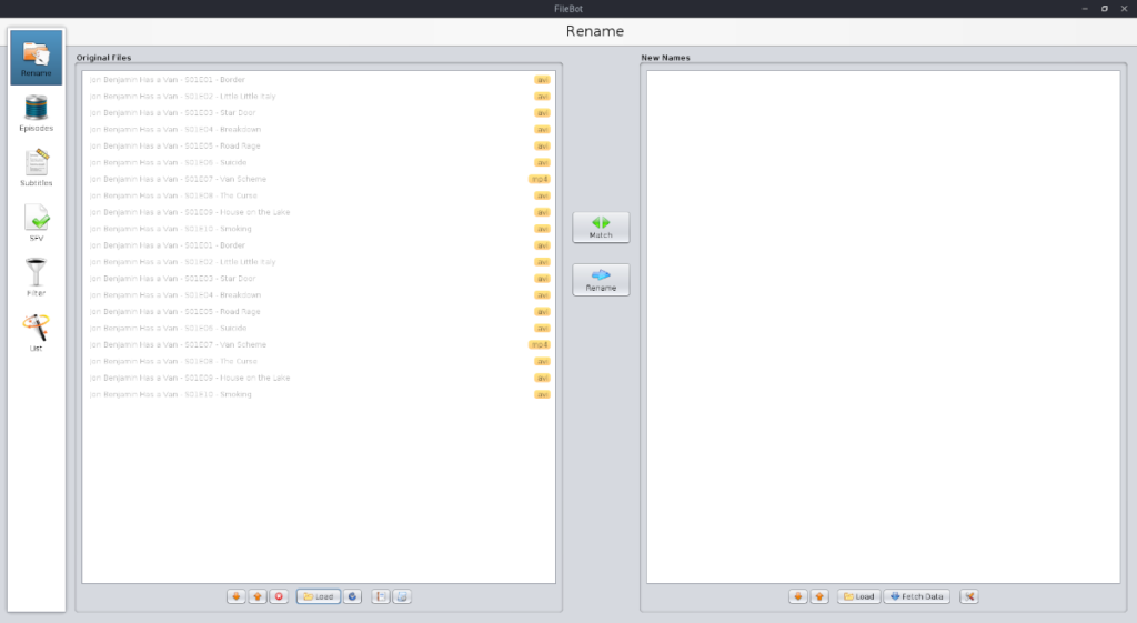 How to automatically rename media files on Linux with FileBot