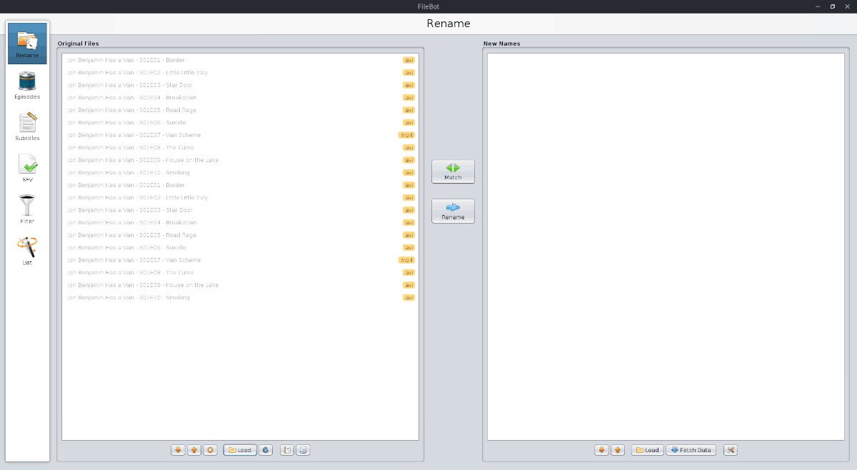 How to automatically rename media files on Linux with FileBot
