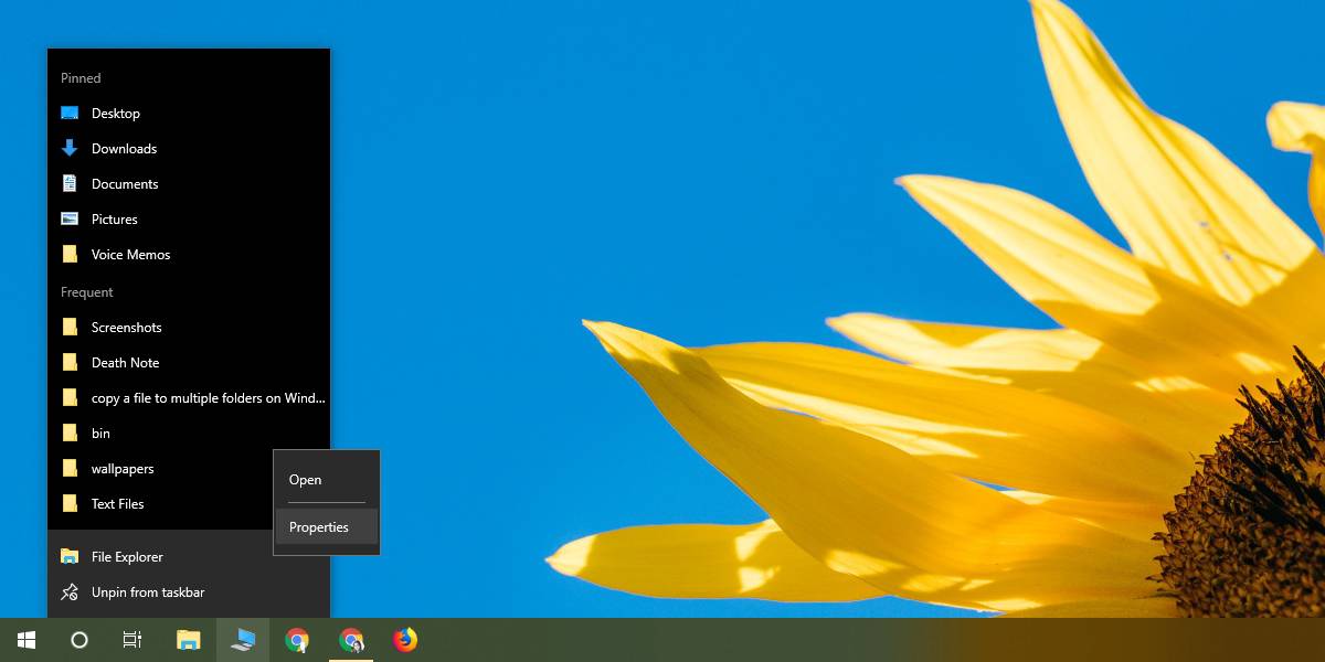 How to set a default launch location for File Explorer on Windows 10
