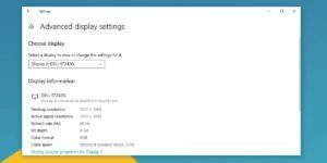 How to find the make and model of a monitor on Windows 10