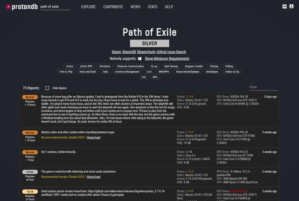 How to play Path of Exile on Linux