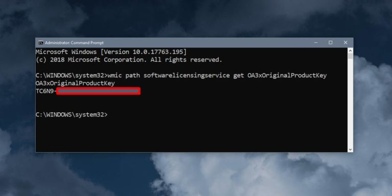 How to get your Windows 10 product key from Command Prompt