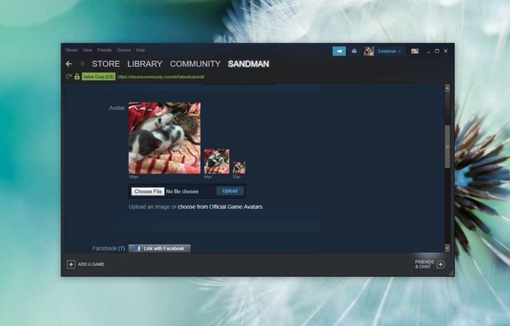 How to change your Steam profile picture