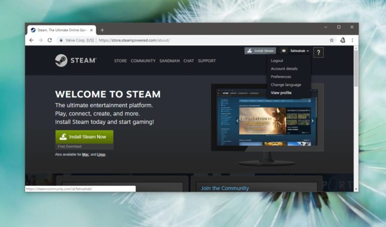 How to change your Steam profile picture