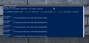 How to find the disk and volume GUID on Windows 10