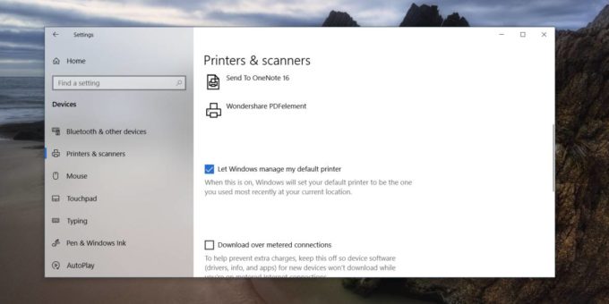 How to select a printer based on location on Windows 10