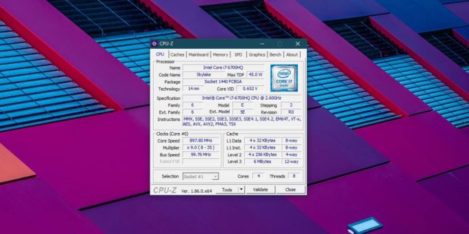 How to check CPU Core count on a Windows 10 PC