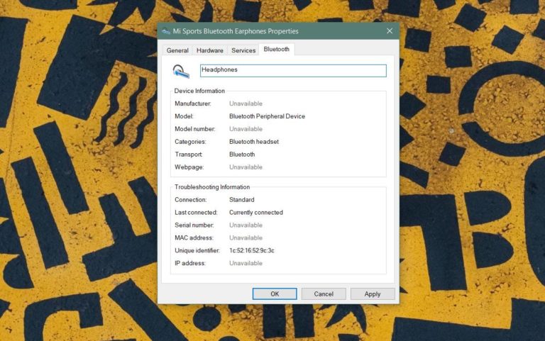 How to rename Bluetooth devices on Windows 10
