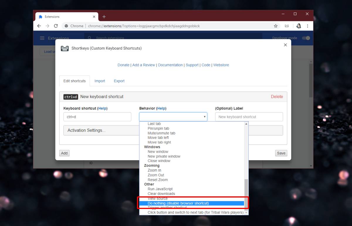 How to disable a Chrome keyboard shortcut How to disable a Chrome keyboard shortcut