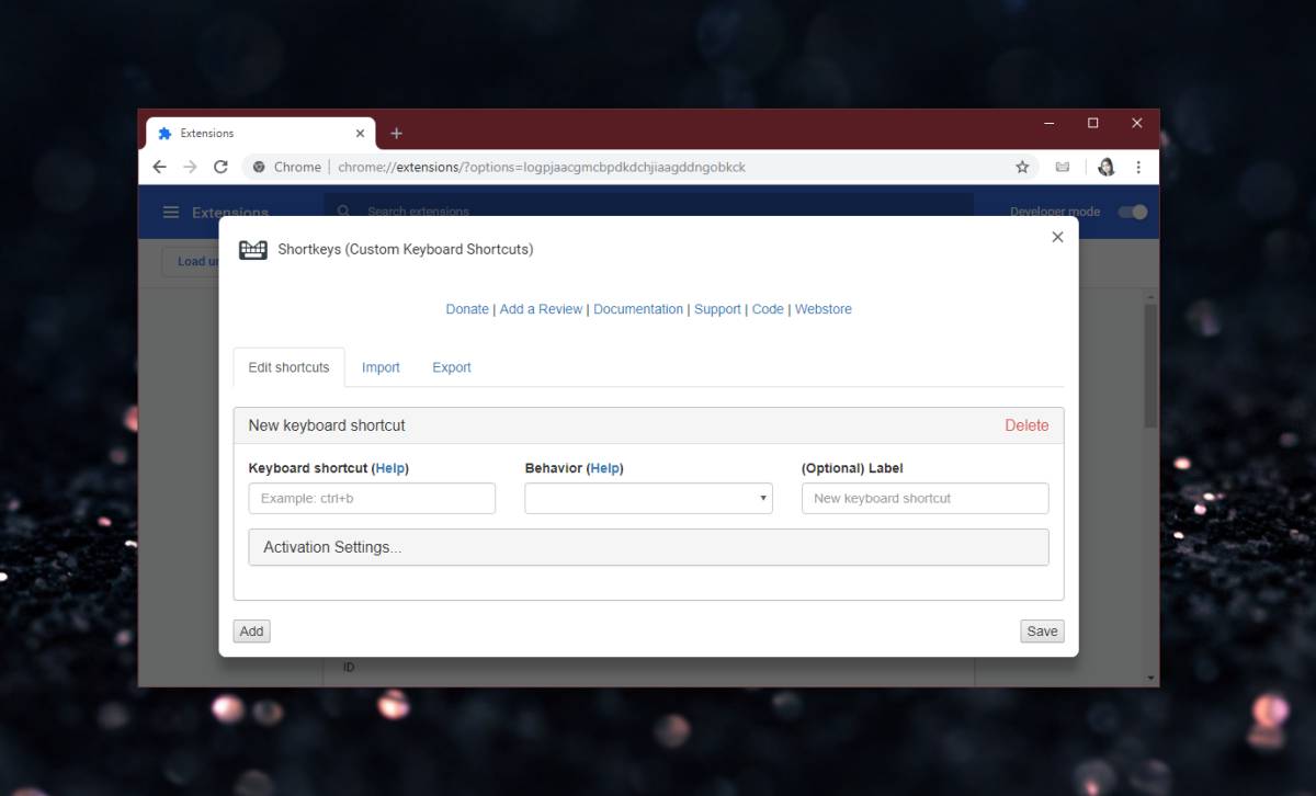 How To Disable A Chrome Keyboard Shortcut