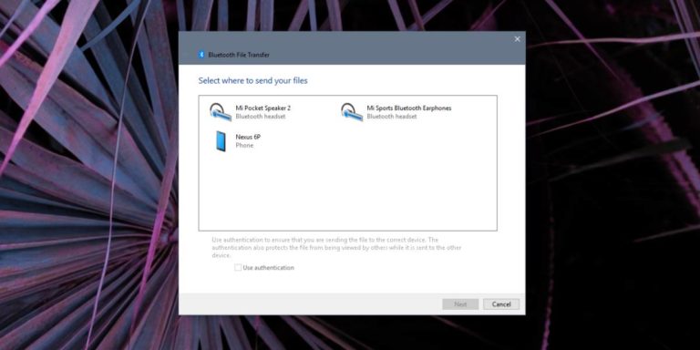 How to send files over Bluetooth on Windows 10