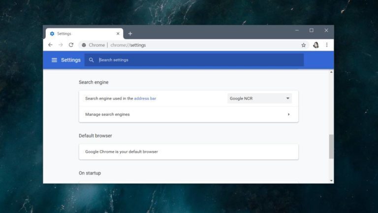 How to change the default search engine in Chrome