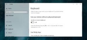 How to pin the on-screen keyboard on Windows 10