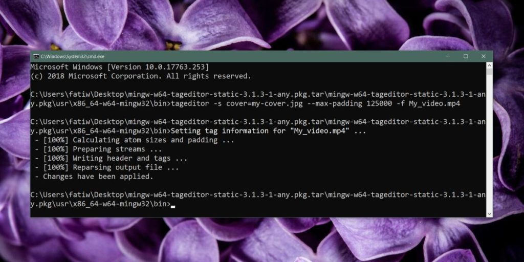 How to set the thumbnail image for a video on Windows 10