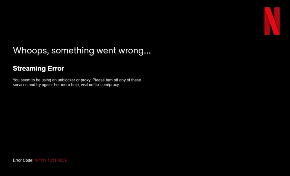 Error de proxy de Netflix - Cómo omitir y desbloquear Netflix