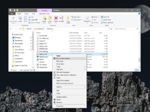 How to run File Explorer with admin rights on Windows 10