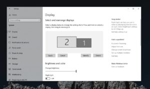 How to set display order on Windows 10