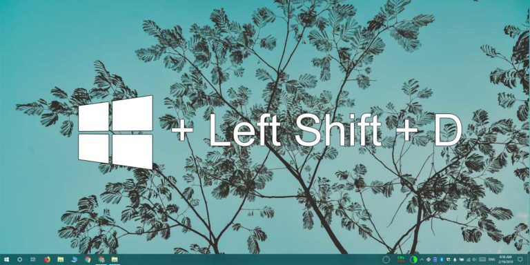 How to limit Show Desktop to the active screen on Windows 10