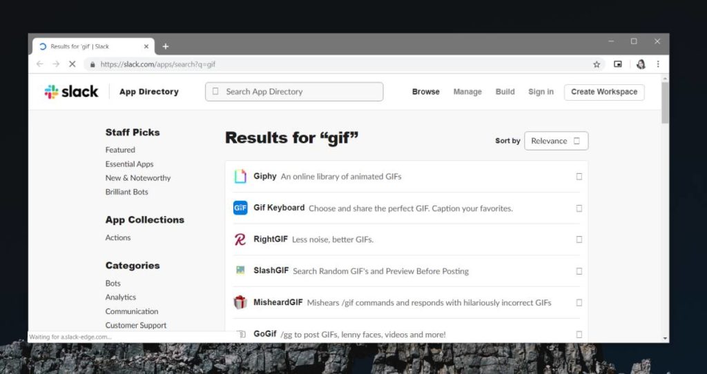 How to find and send GIFs on Slack