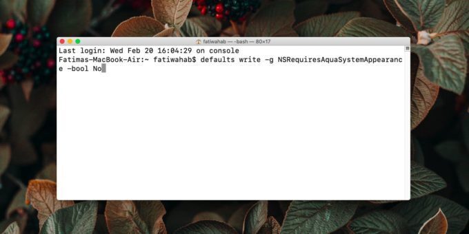 How to get a dark menu bar and dock with the light theme on macOS