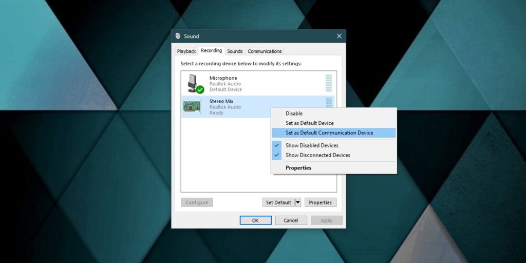 How to change the audio device in Skype on Windows 10